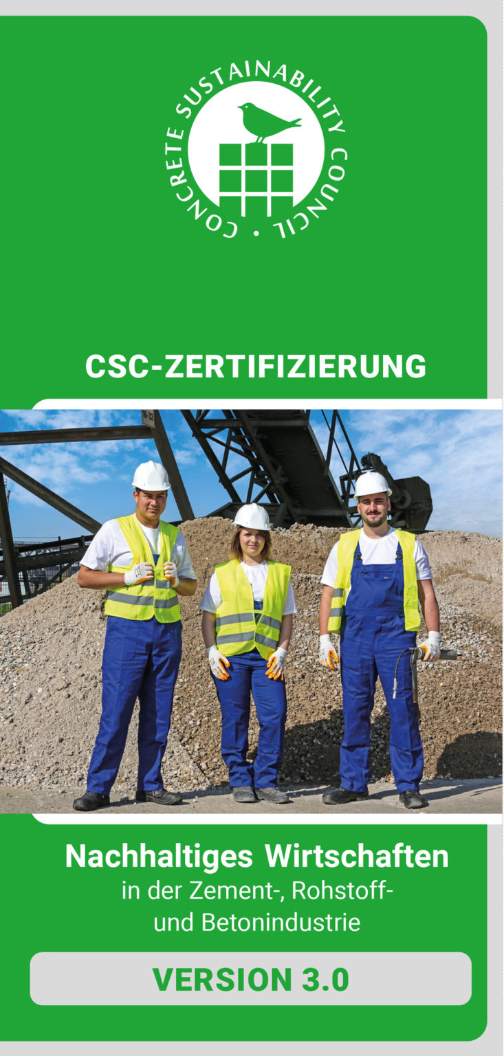 Downloads zum Concrete Sustainability Council (CSC) in Deutschland