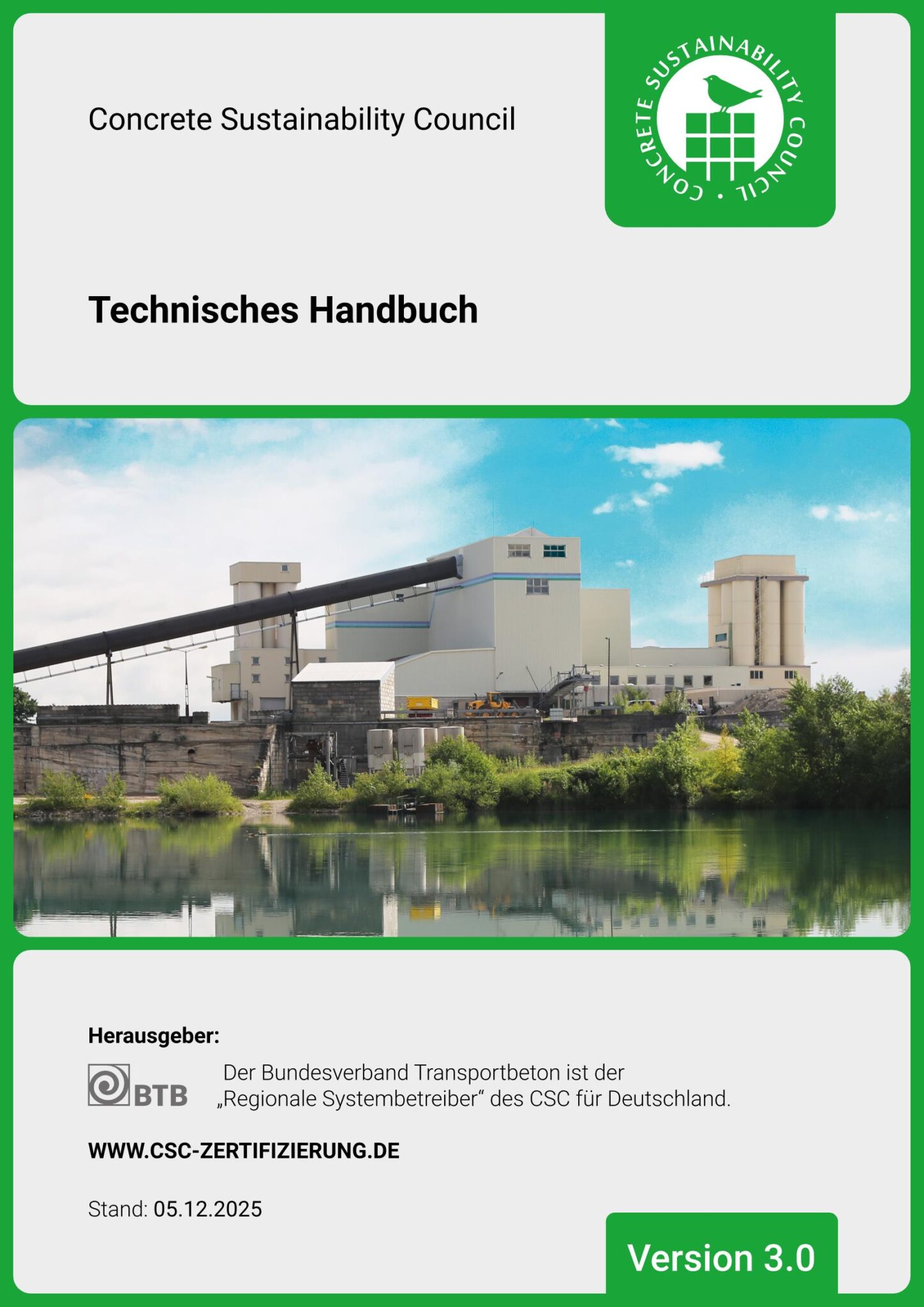 Downloads zum Concrete Sustainability Council (CSC) in Deutschland